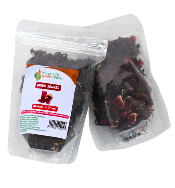 Dried Sorrel – 3 Packs – Manzanilla Garden Packs