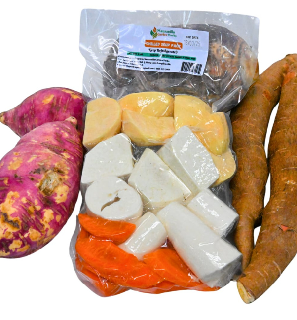 Soup Pack (Frozen/Chilled) – 2lb Bags (Sweet Potato, Cassava, Dasheen ...
